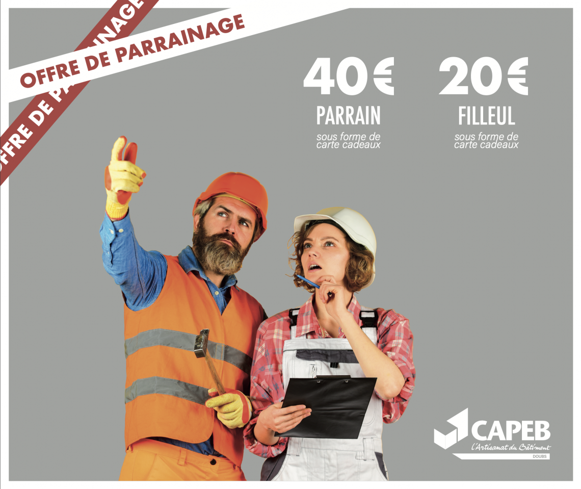 Offre de parrainage CAPEB Doubs ・ CAPEB